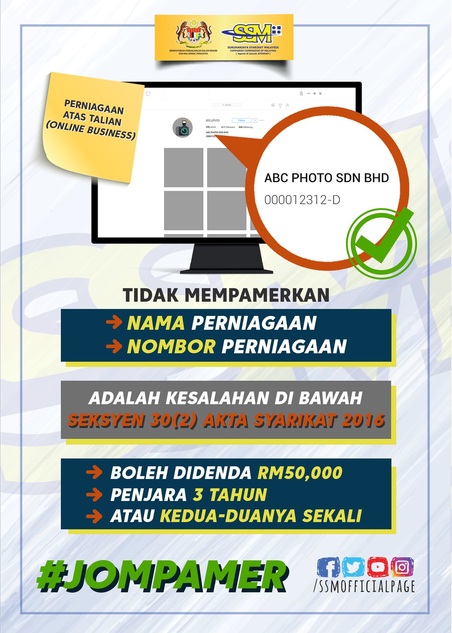 Avoid SSM Penalties: Publish Your Registered Company Name and Number on ...